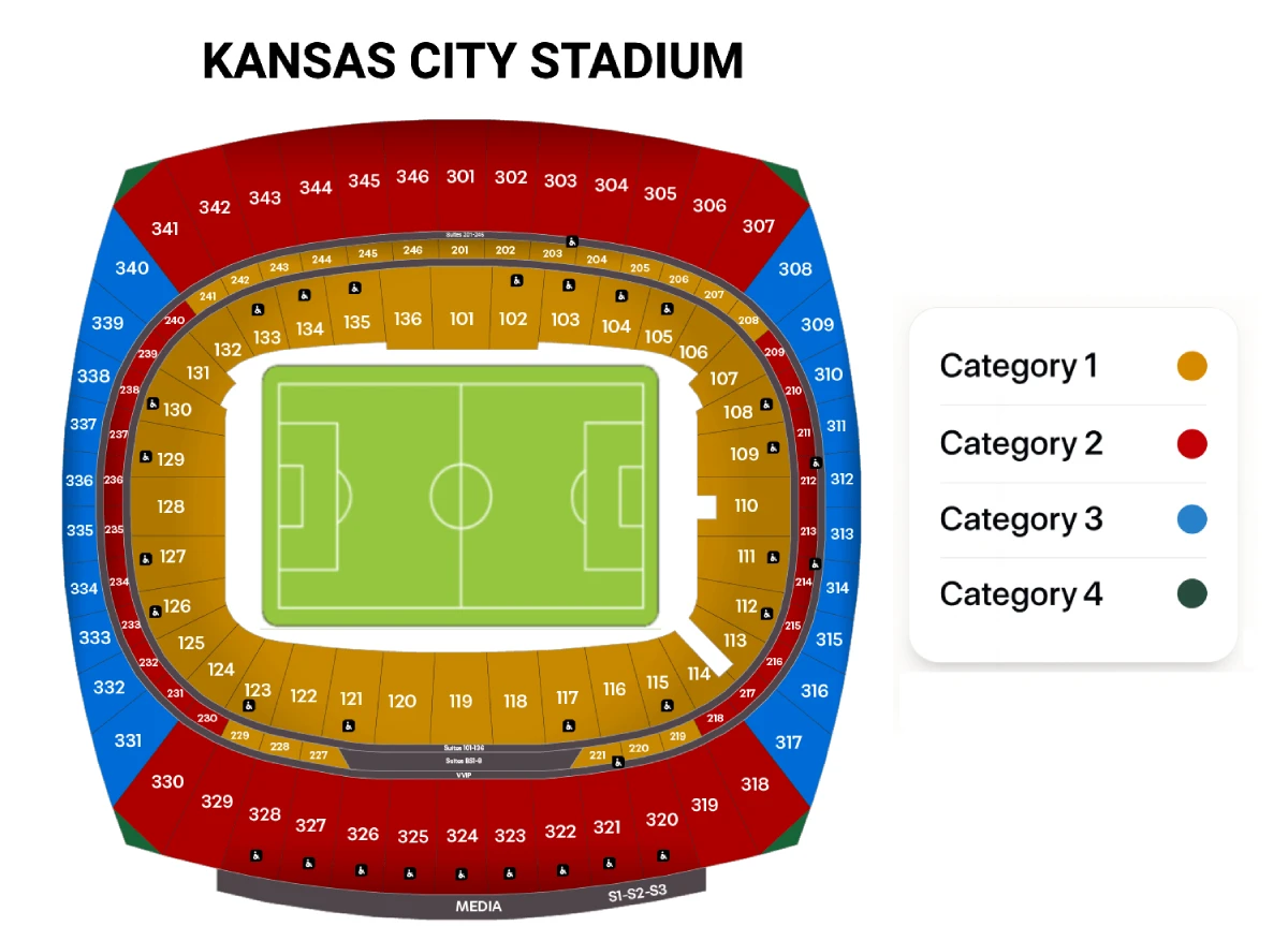 MATCH 69 Group J: Algeria vs Austria Tickets (Kansas City ) │ FanSeats