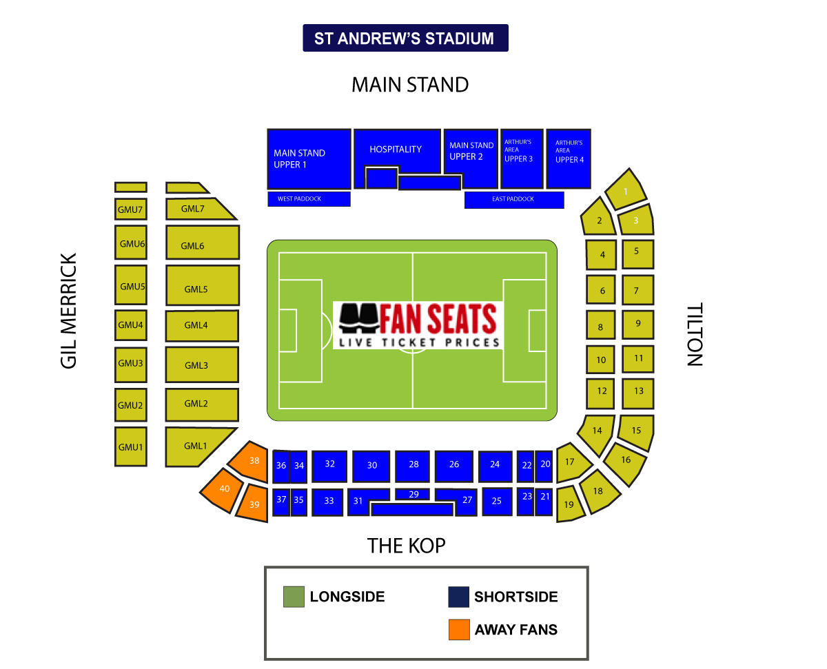 Selhurst Park Seating Plan