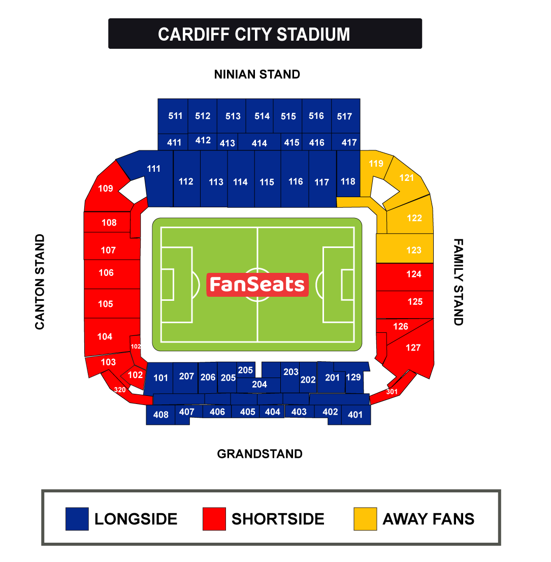 Cardiff City Stadium Seating Maps and Tickets | FanSeats